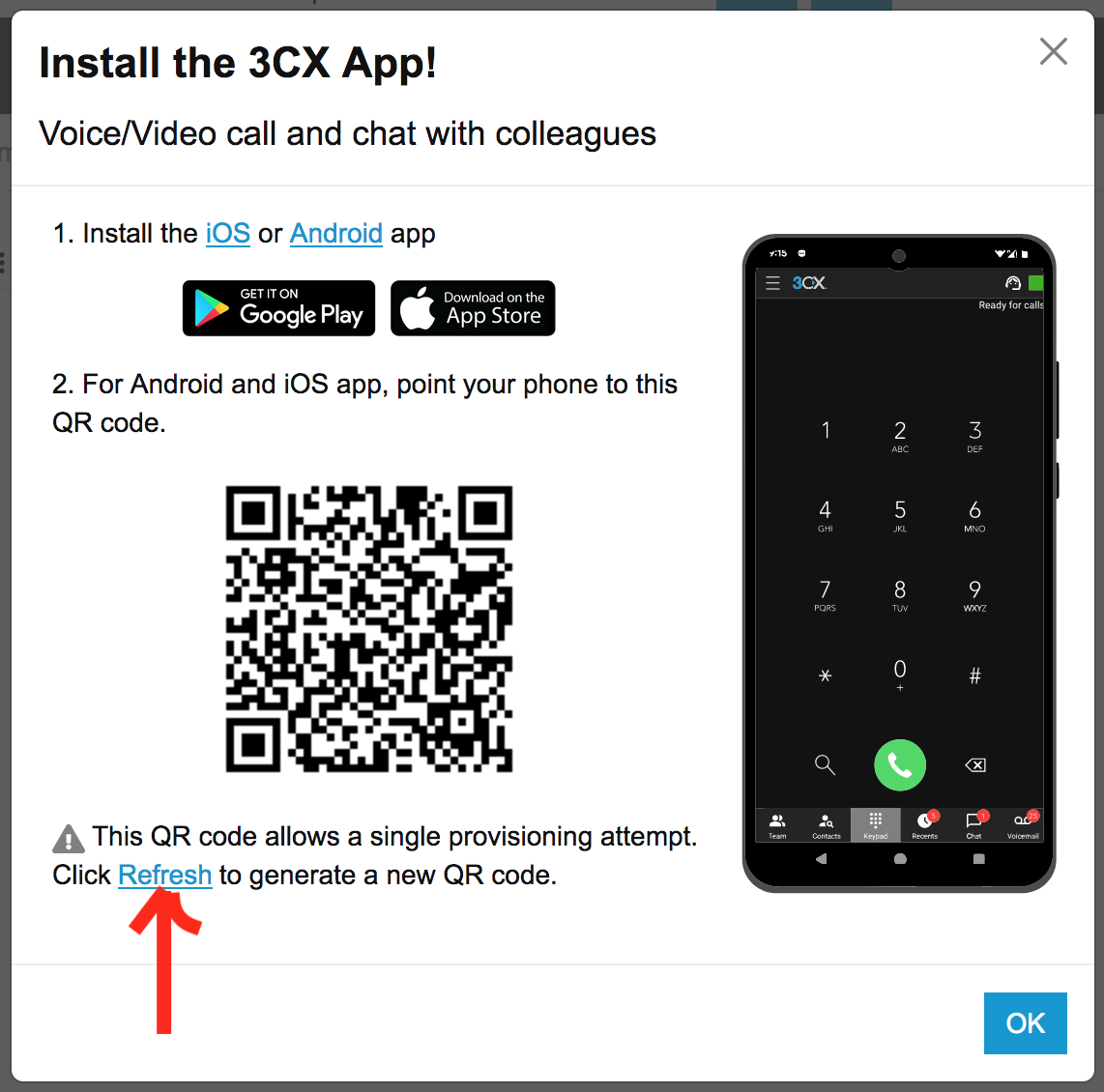 CrossConnect » Configure Your 3CX App