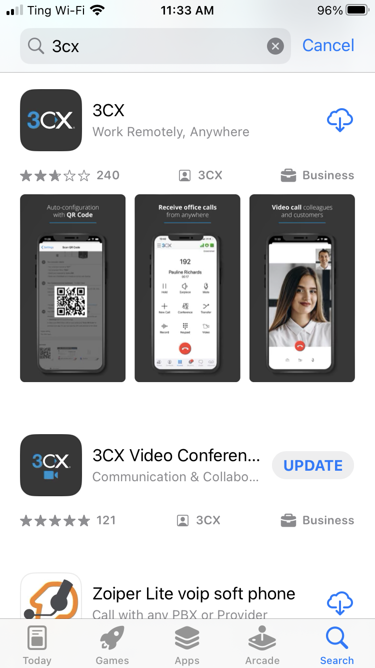 CrossConnect » Configure Your 3CX App