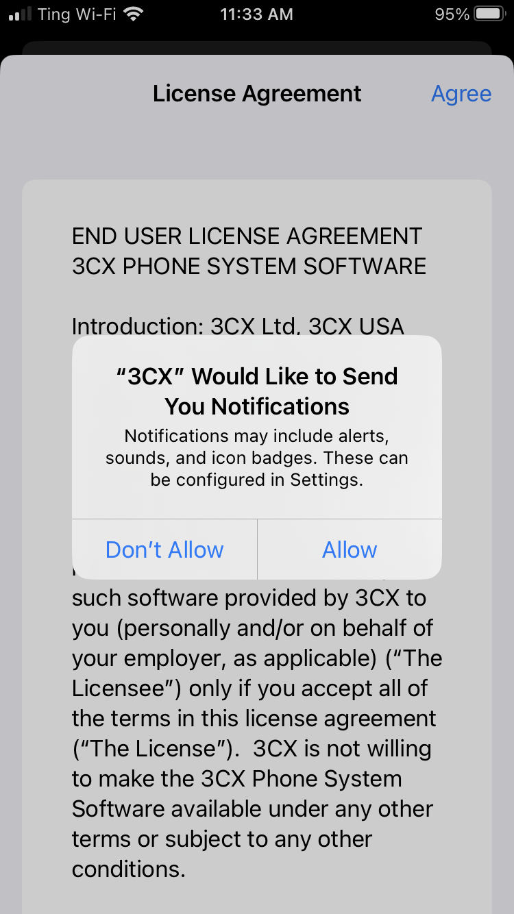 CrossConnect » Configure Your 3CX App